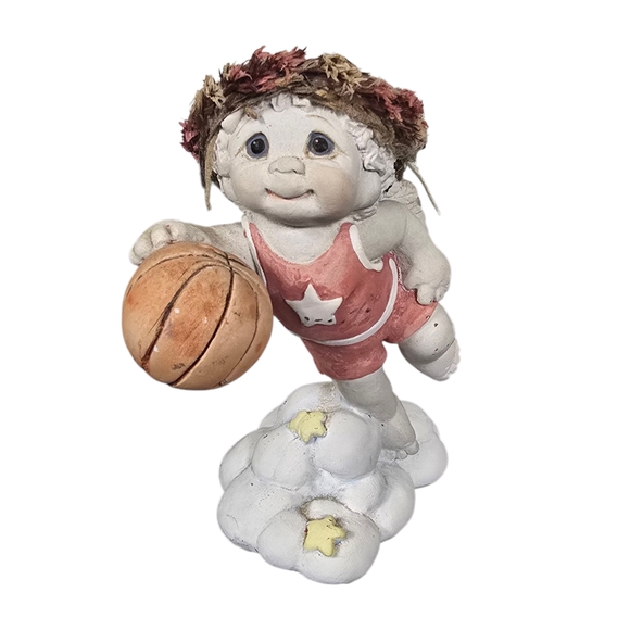 Accents | Adorable Basketball Angel Figurine | Poshmark